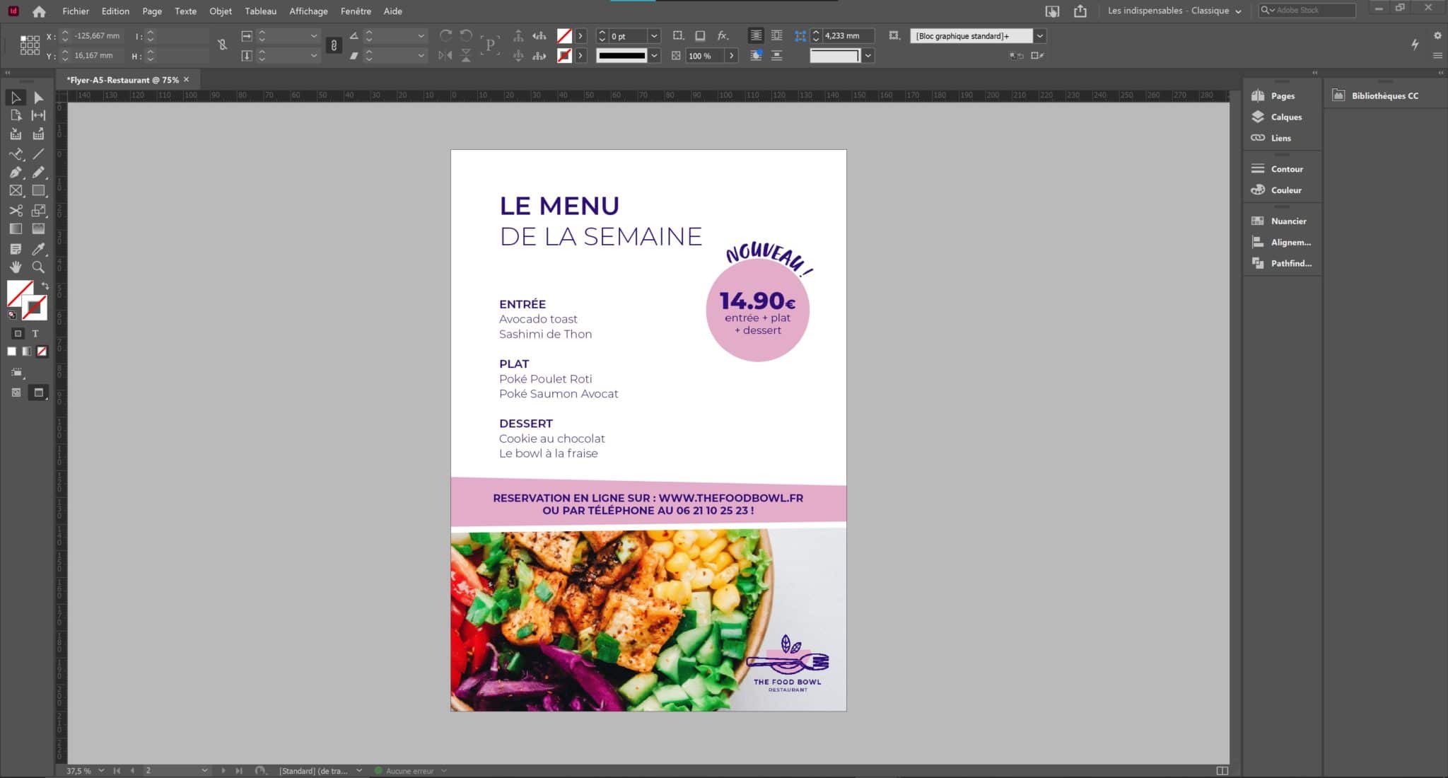 Tutoriel Indesign gratuit : comment réaliser un flyer ? - Florine MICHALAK